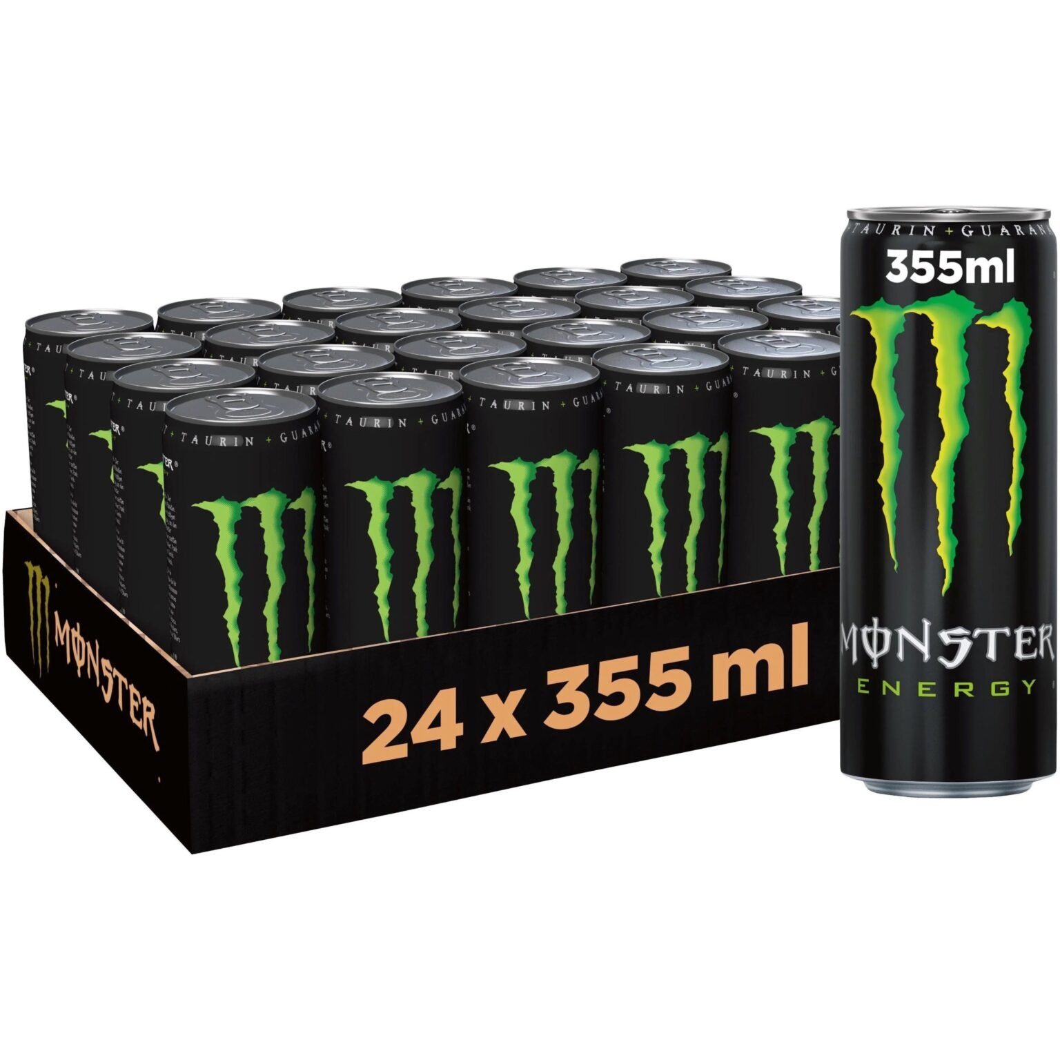 Monster Energy Drink Can - 355ml - Original (24 Pack) - IMPORT & EXPORT